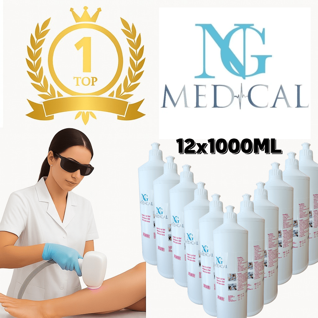 Laser & IPL Gel | Ultrasound Contactgel 12 x 1000ML met Aloë Vera ...