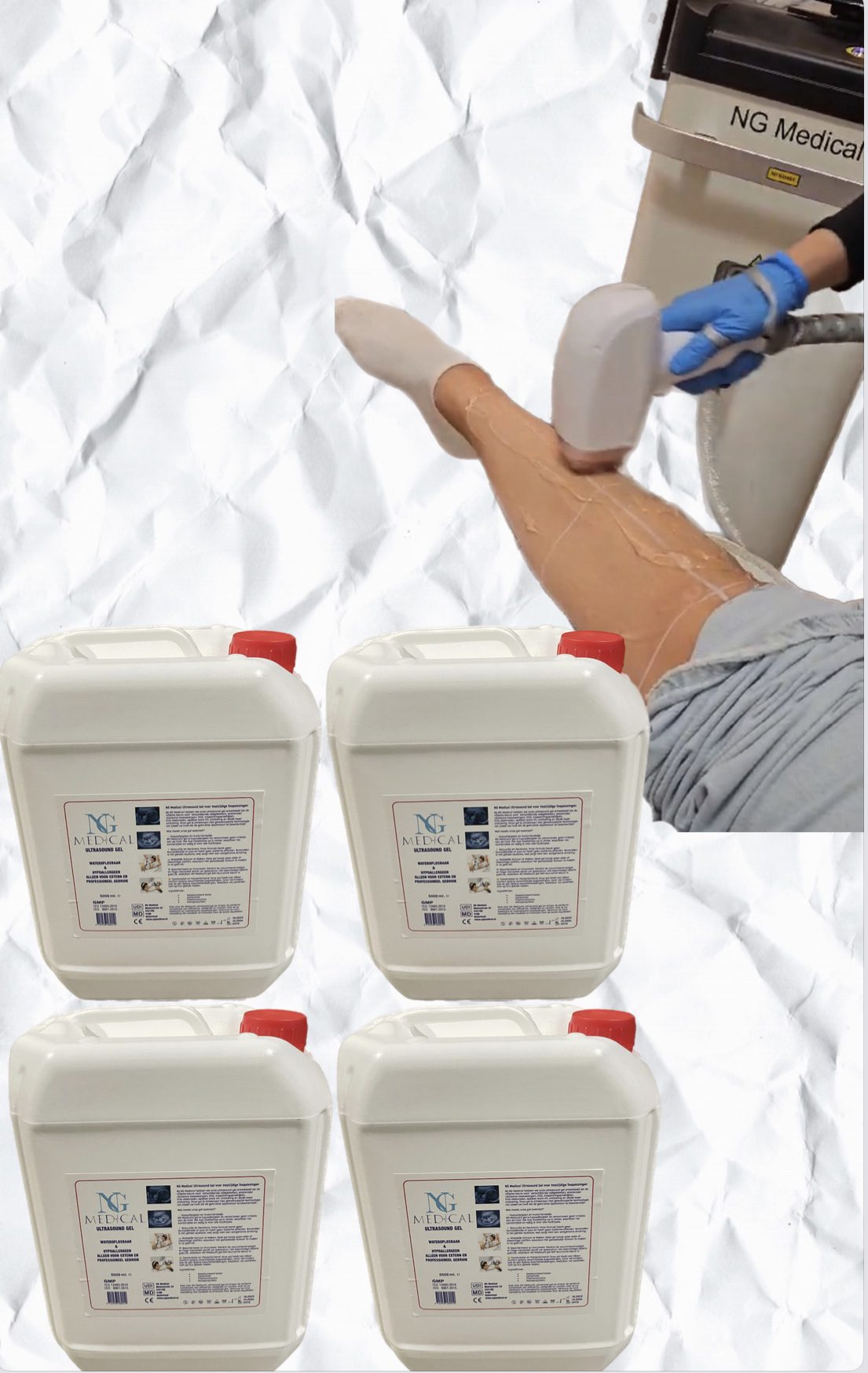 Ultrasound Gel ( Laser gel echogel ) NG Medical : Ultieme Voorraad: 20 ...